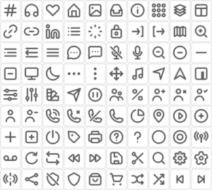 Eva Icons Outline - Safelayout Elegant Icons Pro