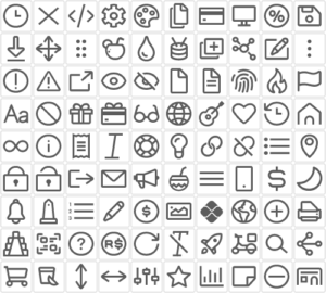 Nimbus icon pack - Safelayout Elegant Icons Pro